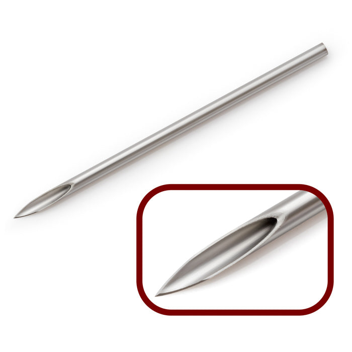 Stainless Steel Straight Piercing Needles - 2" – The Needle Parlor